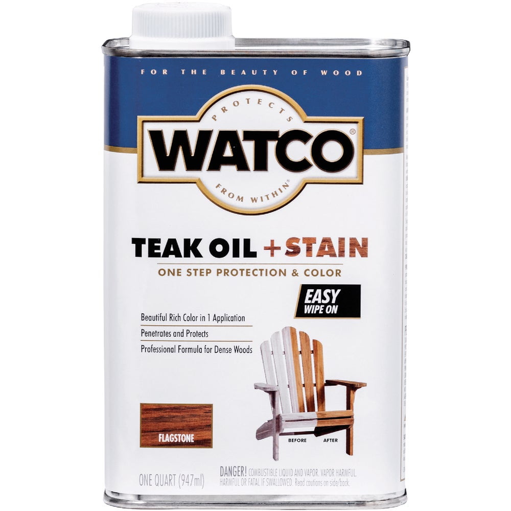 Watco 1 Qt. Flagstone 350-VOC Teak Oil + Stain - Walmart.com
