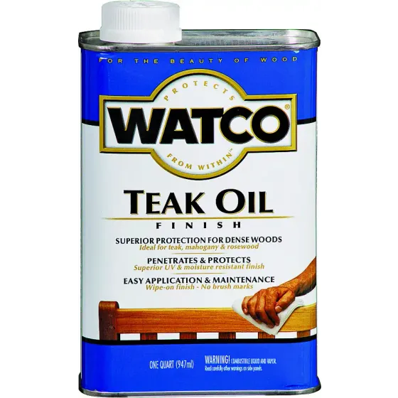 Watco 67141 Teak Oil Finish Quart, Each - Walmart.com