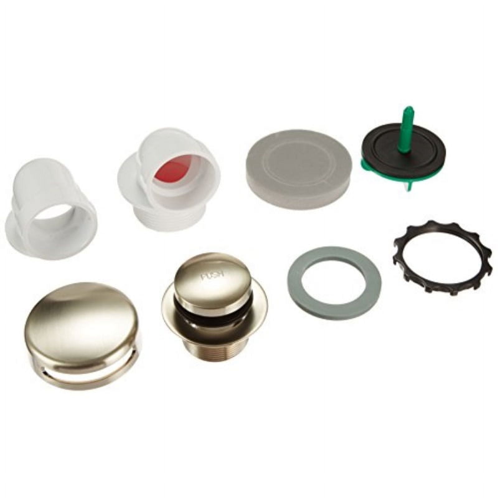 Watco 901-FA-PVC-BN Innovator Foot Actuated Half Kit, Brushed Nickel ...