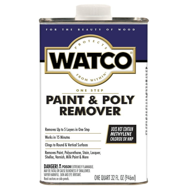 Watco One Step Paint & Poly Remover-351926, Quart - Walmart Business ...
