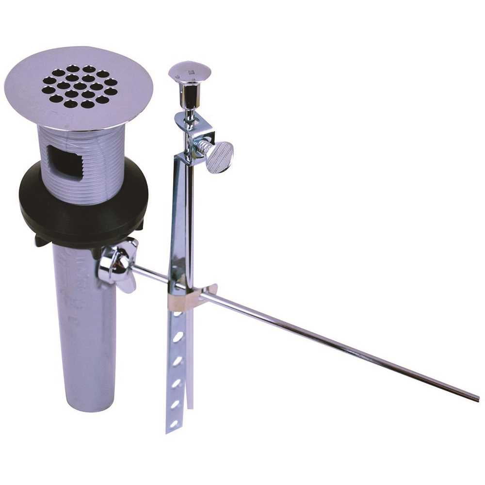 Watco Sink Drain,D 1-3/16",L 9",Polypropylene 715-P-CP - Walmart.com