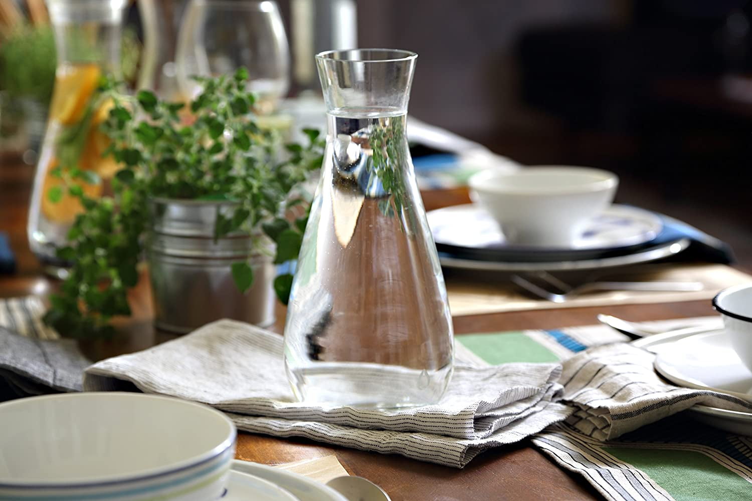 Water 34 oz BPA Glass Carafe with lid. for use with Water Fall by ...