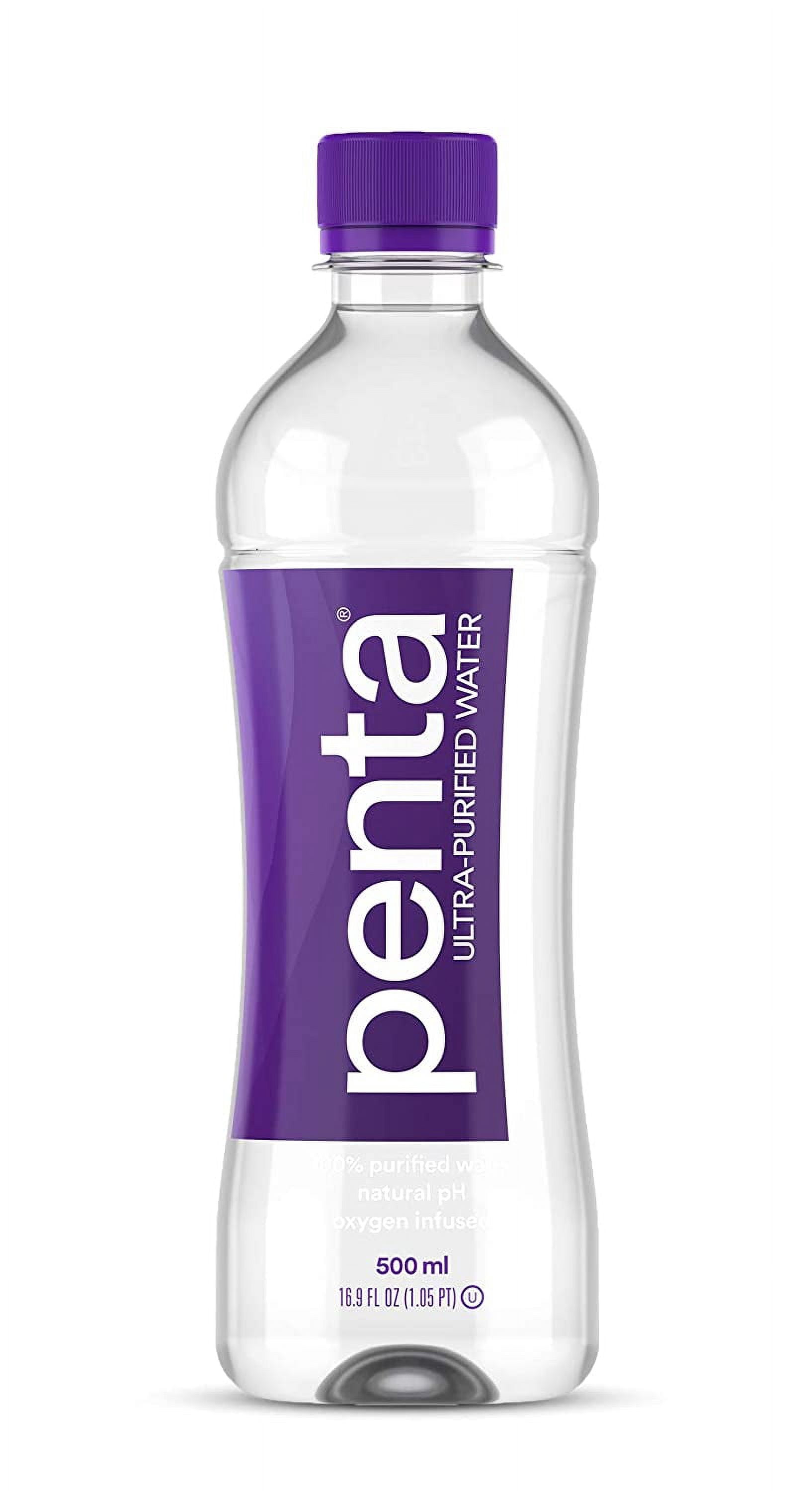 Water, 500mL (Pack of 12), Oxygen Infused Natural pH Hydration, Solar ...