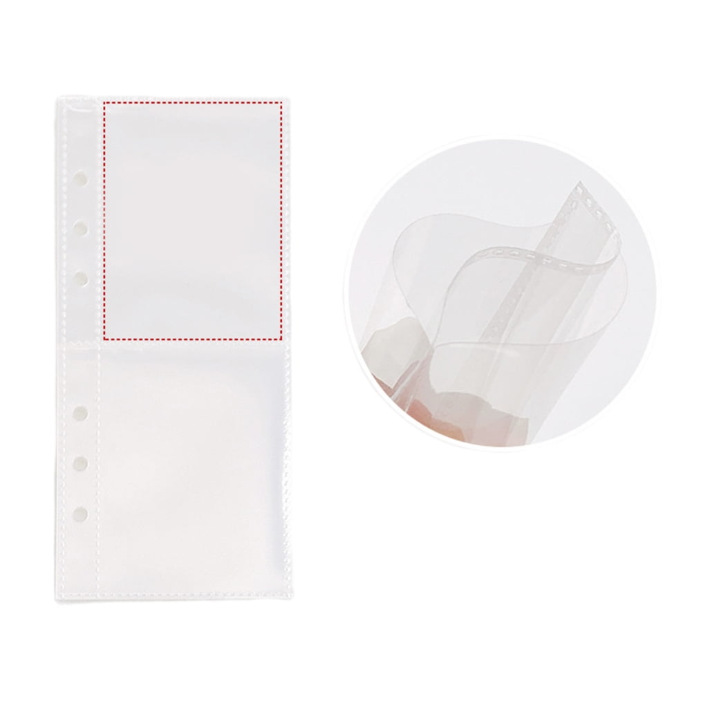 Water 6 Rings PVC Card Folder Binder Covers 6 Rings Card Album Binder ...