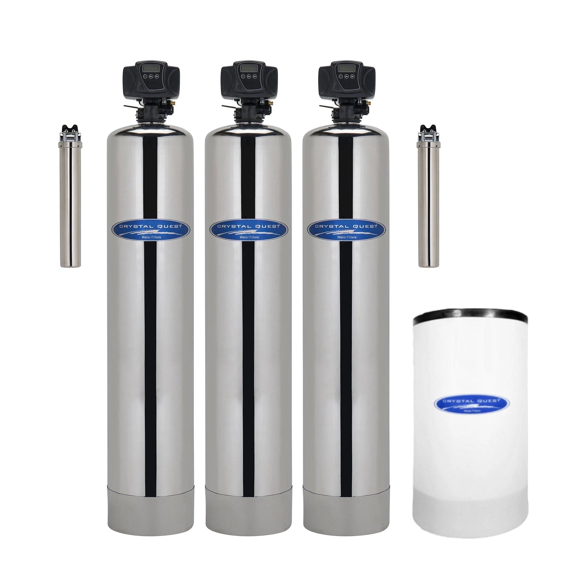 Tannin Whole House Water Filter Add SMART Filter and Softener Stainless ...