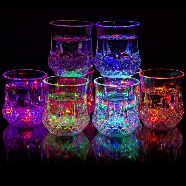 Water Activated Colorful Flashing LED Light Up Glasses,Light Up Multi ...