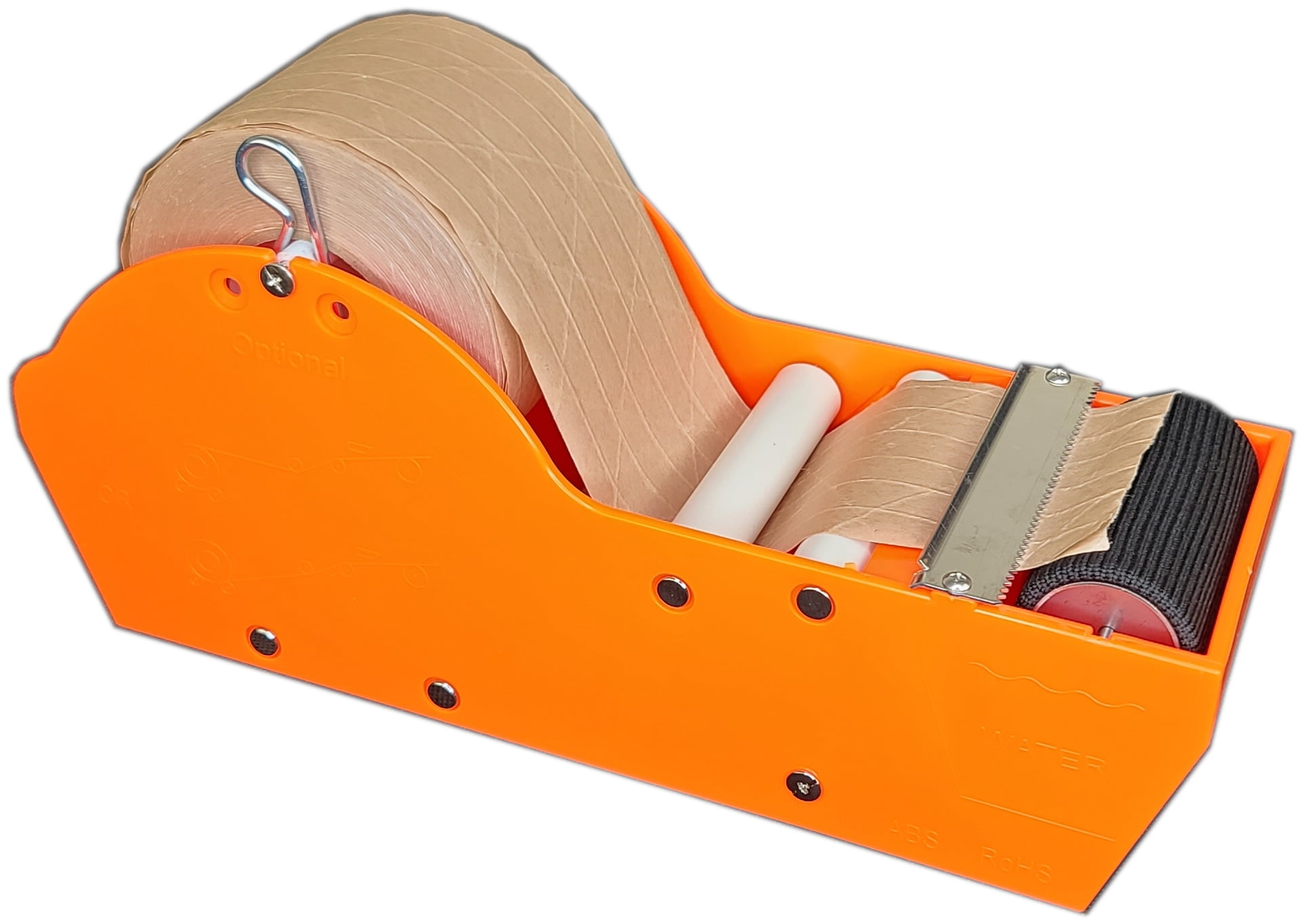 Water Activated Manual Desktop Gum Tape Dispenser Orange with ...