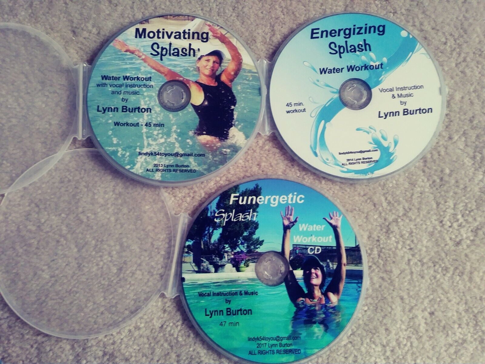 Water Aerobic Workouts Aqua Exercise Three CDs New Aquatic Fitness (MS ...