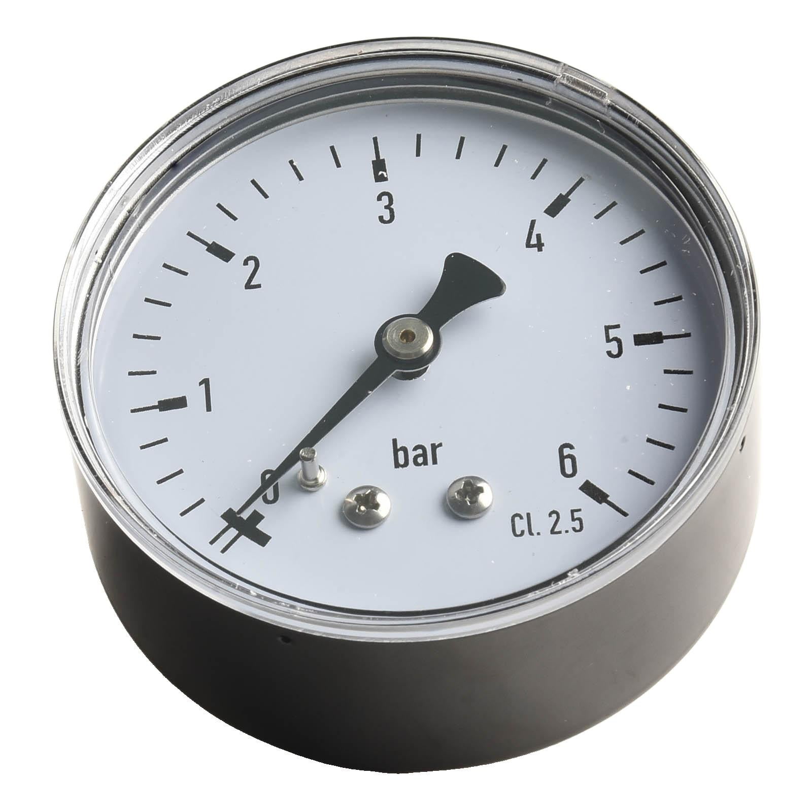 Water,Air Pressure Gauge 0-6 Bar, Pressure Gauge 1/4 Inch, Pressure ...