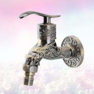 Outdoor Garden Faucet Bathroom Sink Tap Brass Bird Shaped Spigot Spout ...