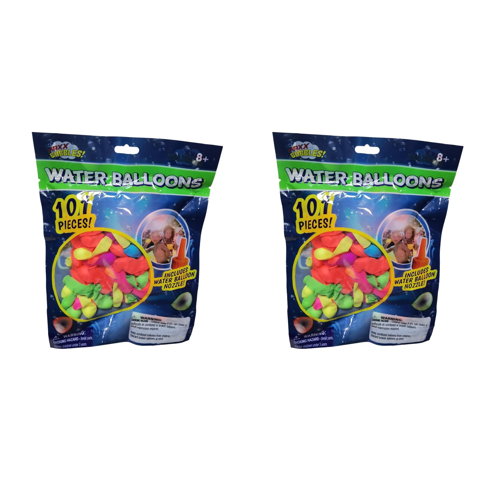 Water Balloon 100/200/300 Pcs per Pack Hose Nozzle Assorted Colored ...