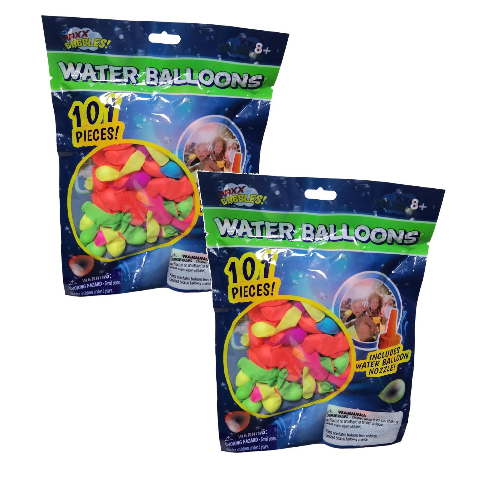 Water Balloons, 100 Water Balloons Per Pack with Hose Nozzle, Water ...