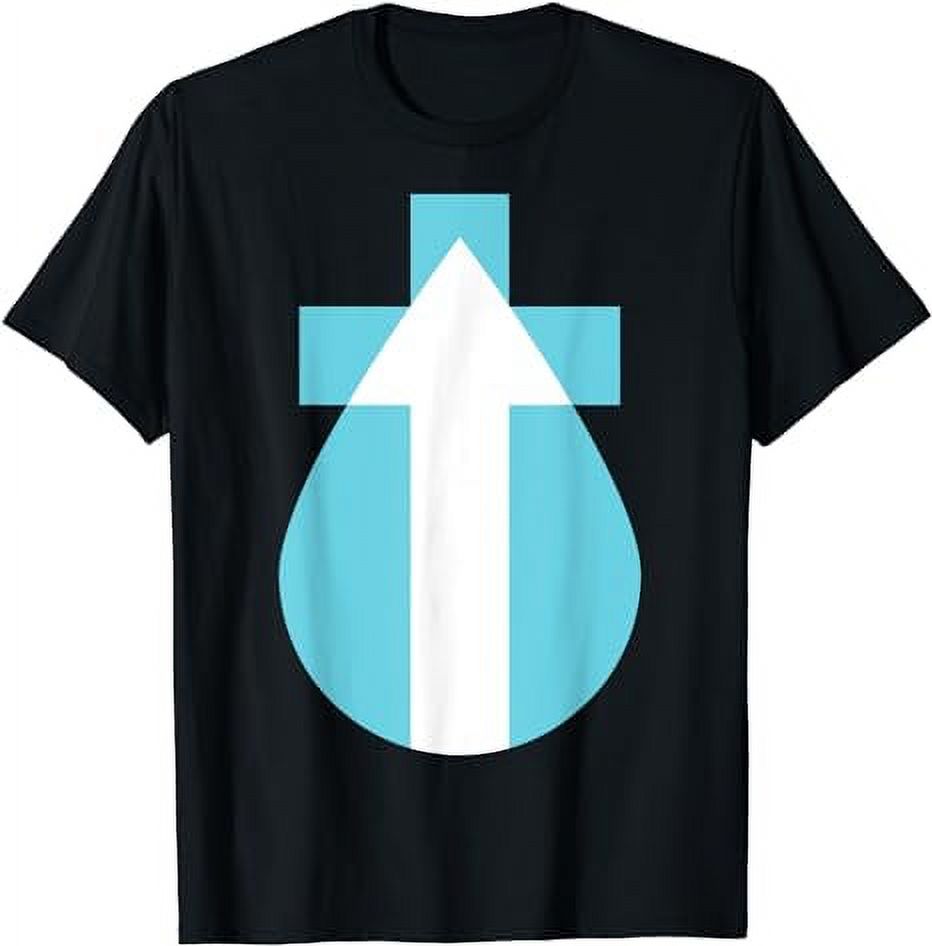 Water Baptism Cross | Holy Spirit Follower Lovers Gift T-Shirt ...