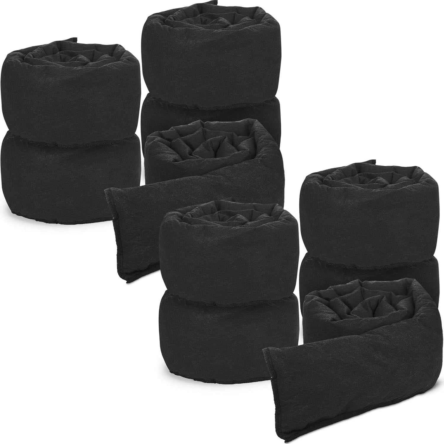 Water Barrier 5 ft x 6.5 inch Absorbent Flood Barriers Home Sandless ...