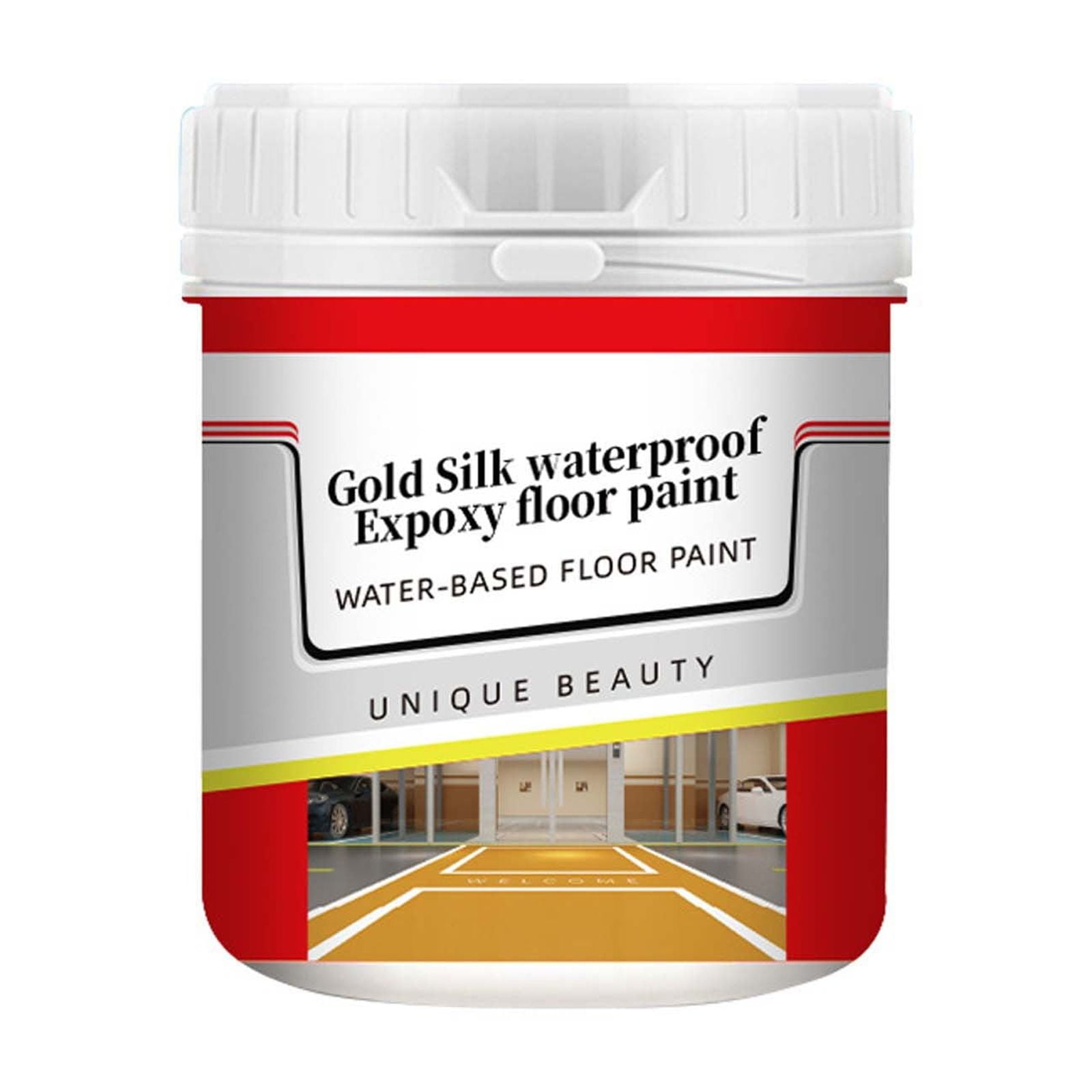 Water-Based Epoxy Floor Paint Nante Wind Paint Gold Silk | Durable Slip ...