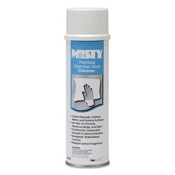 Water-Based Stainless Steel Cleaner, Lemon Scent, 18 Oz Aerosol Spray ...
