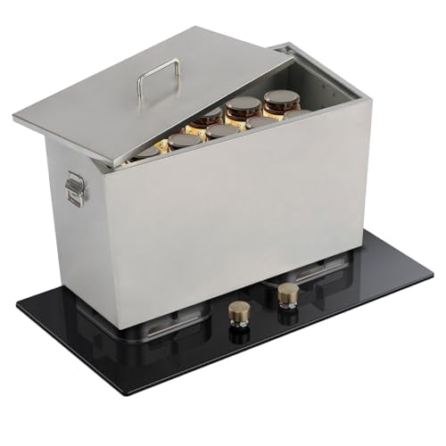 Water Bath Canner, 50L Stovetop Waterbath Canner 20.5''x11.5''x13 ...