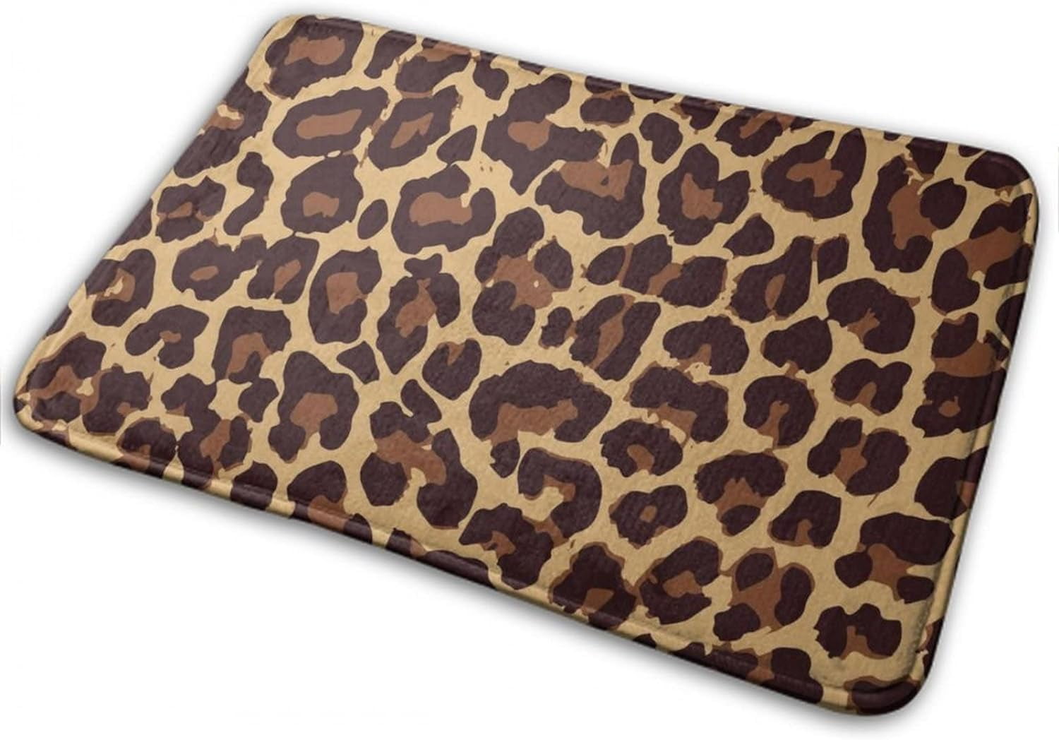Water Bath Rugs Wild Cheetah Leopard Print Bathroom Mat, Soft Kitchen ...
