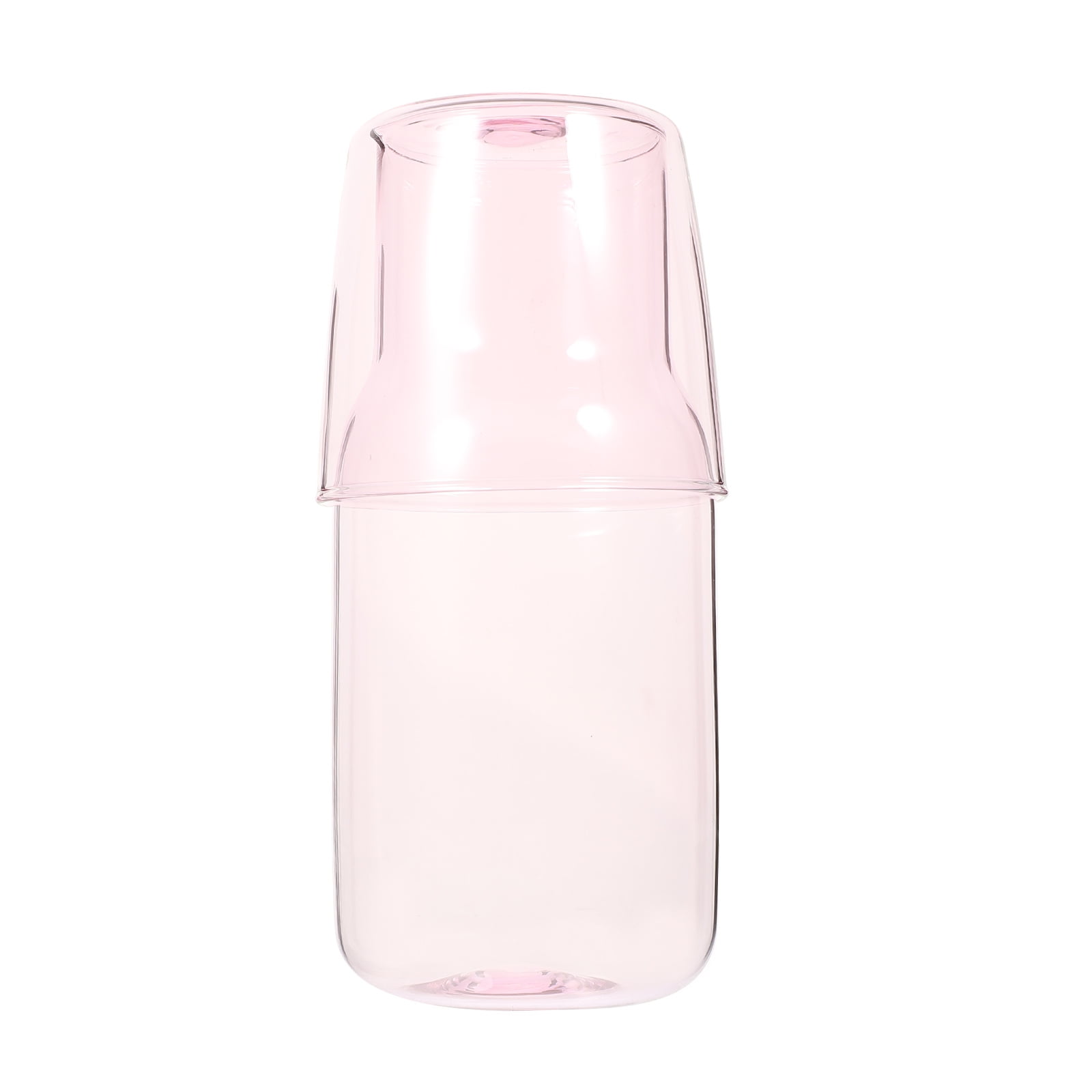 Water Bedside Pitcher Cup Set Jug Night Nightstand Bottle Beverage Tea ...