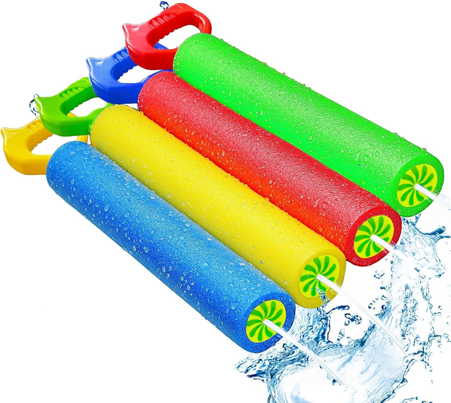 Water Blaster Soaker Guns Set,15'' Water Guns with Plastic Handle ...