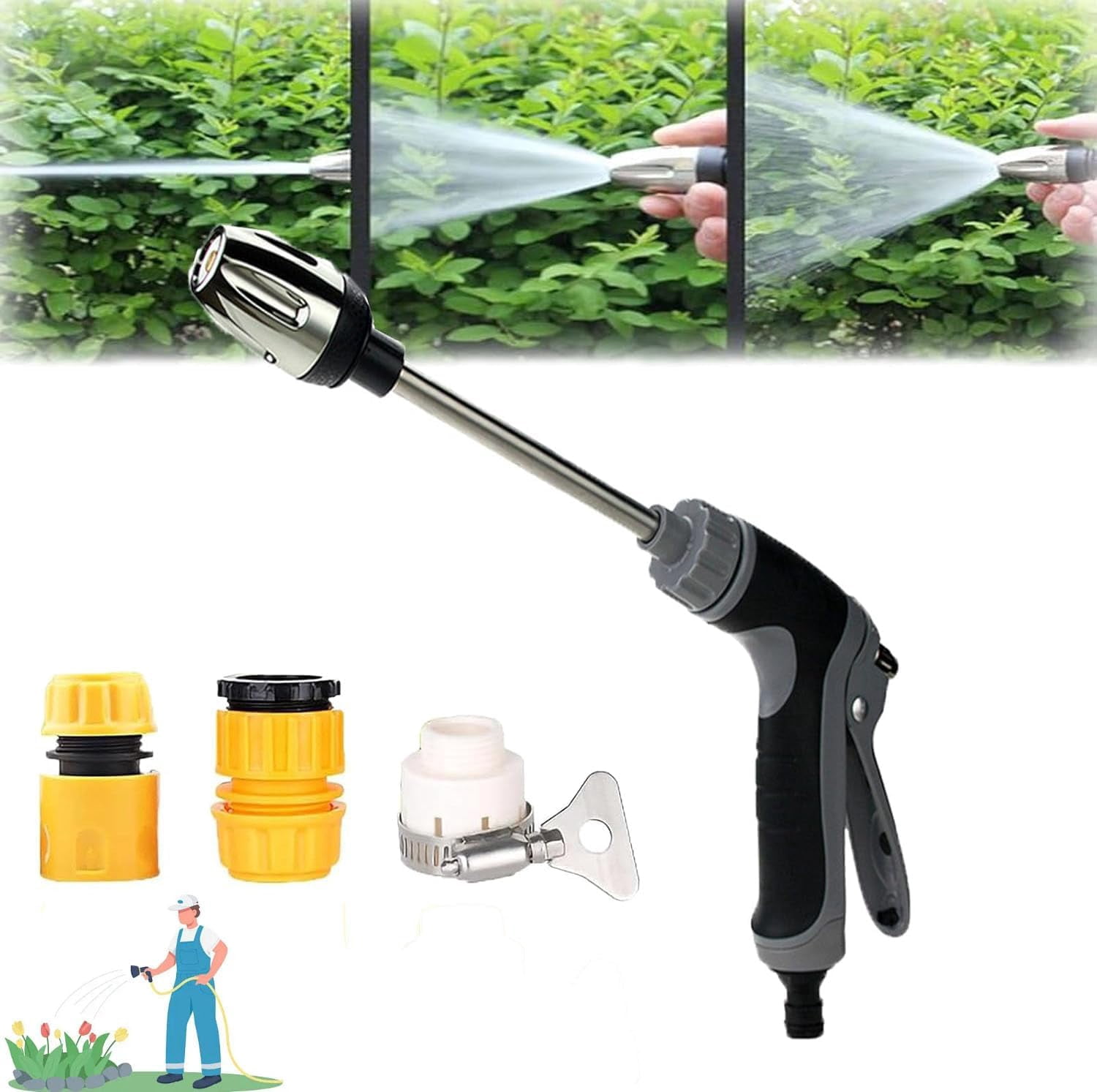 Water Bliss Pressure Washer, 2025 Upgraded Water High Pressure Hose ...