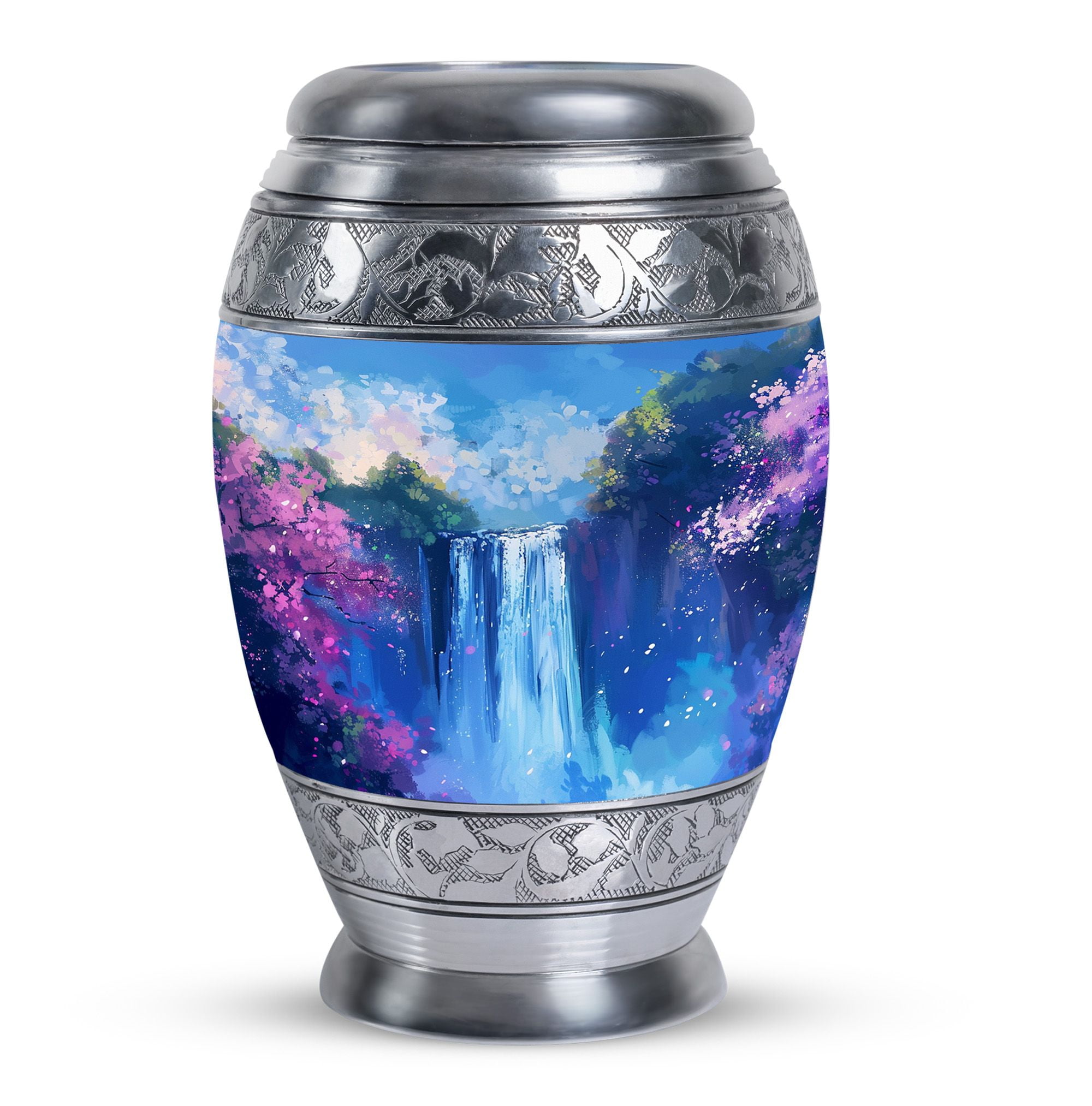 Water & Blossoms Little Urns - Cremation Containers - Funeral Urn ...