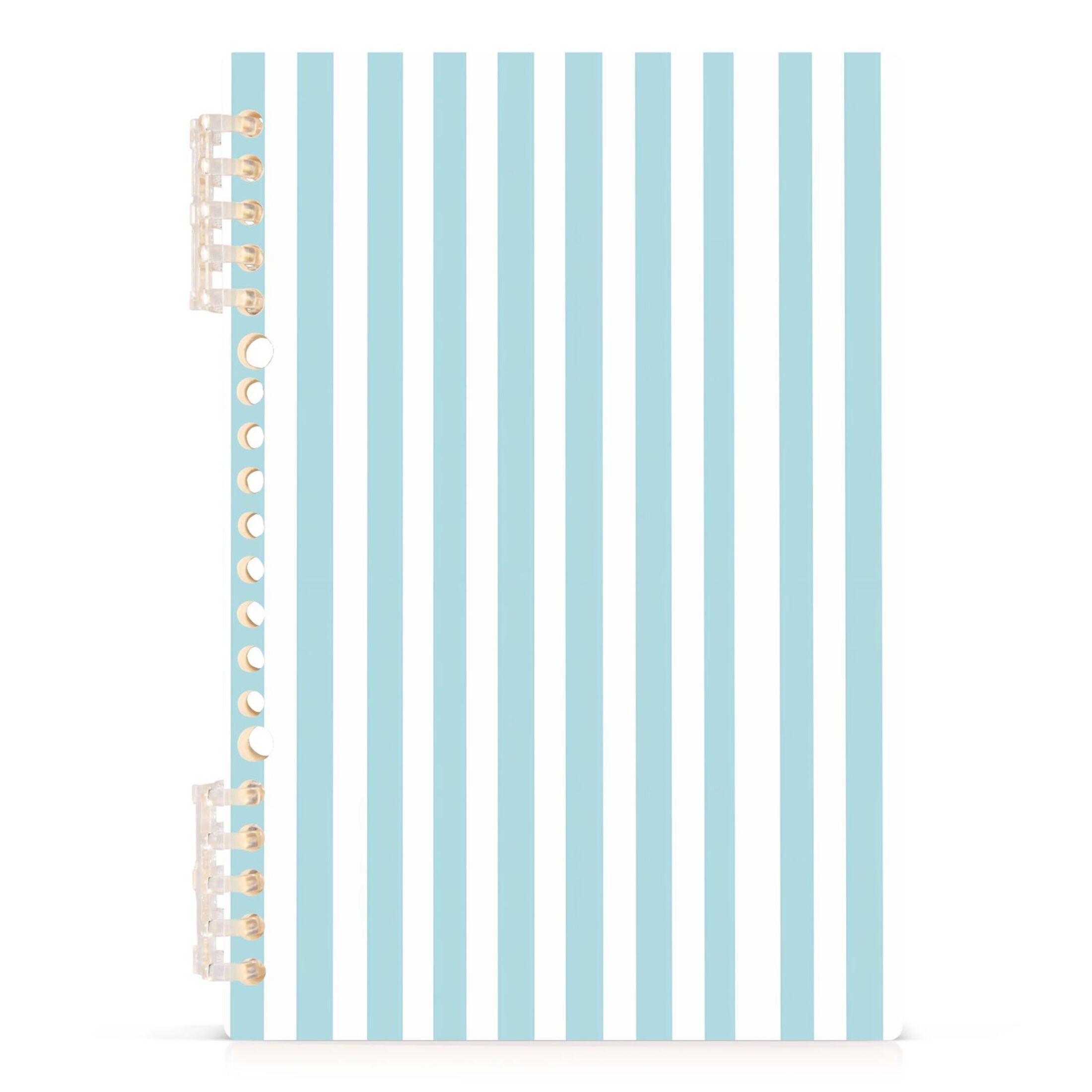 Water Blue and White Stripes Notebooks 1-subject Journal 60 Sheets A5 ...