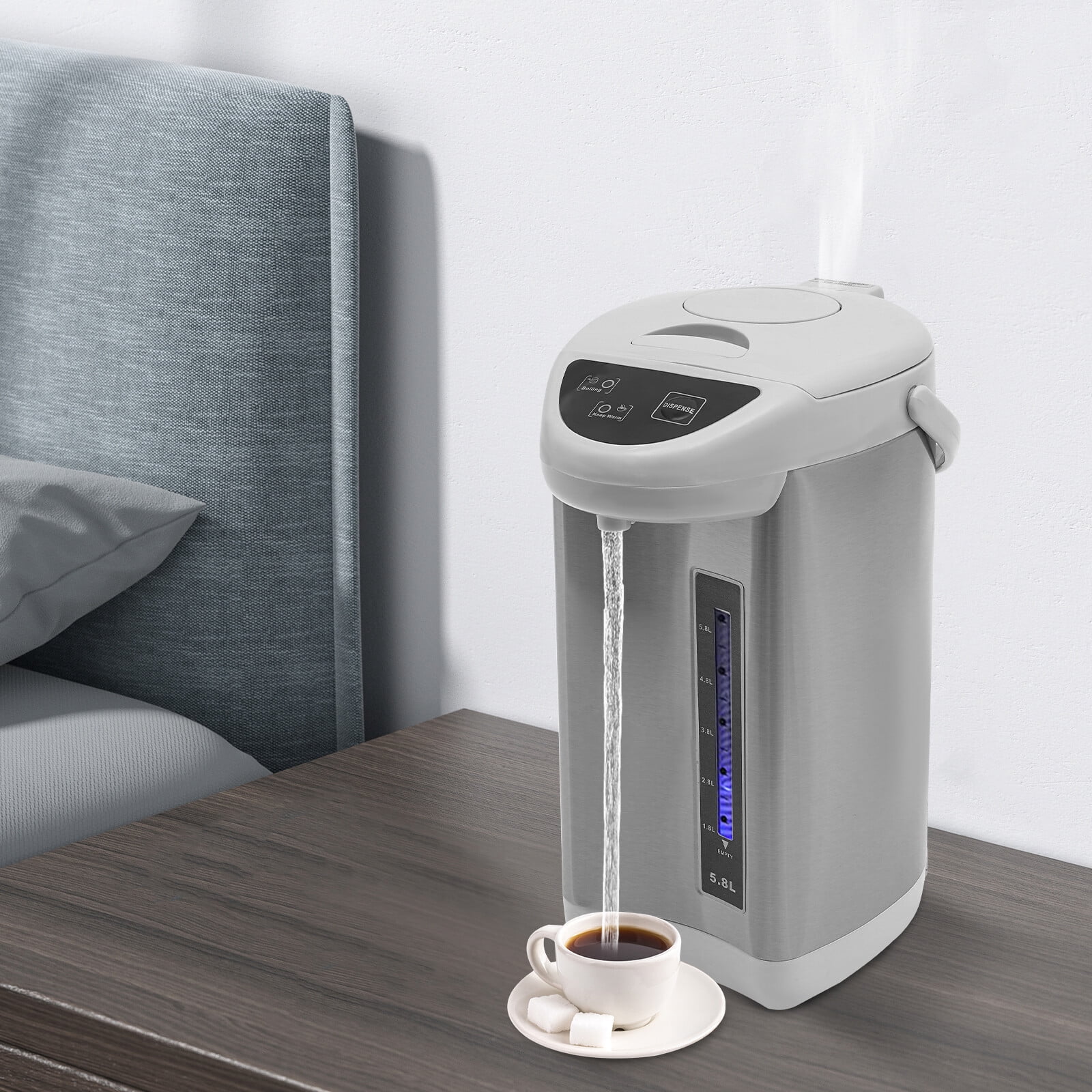 Water Boiler & Warmer 304 Stainless Steel Removable Water Tank Electric ...