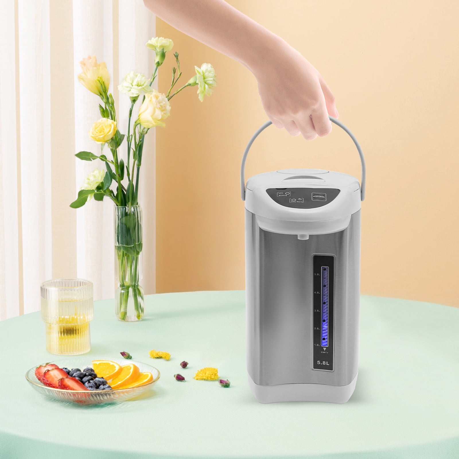 Water Boiler & Warmer, 304 Stainless Steel Removable Water Tank ...
