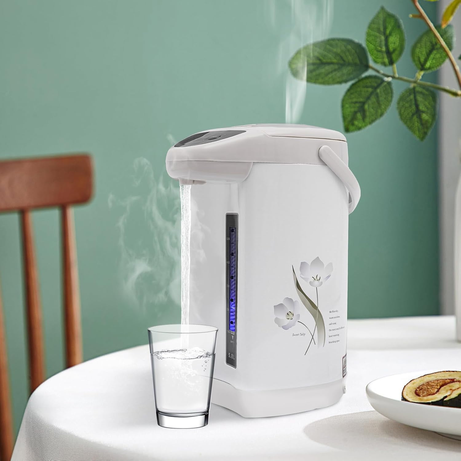 Water Boiler & Warmer, 4L, 750 W Power, 304 Stainless Steel, 110 V, 20 ...