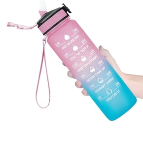 Time Marked Water Bottle