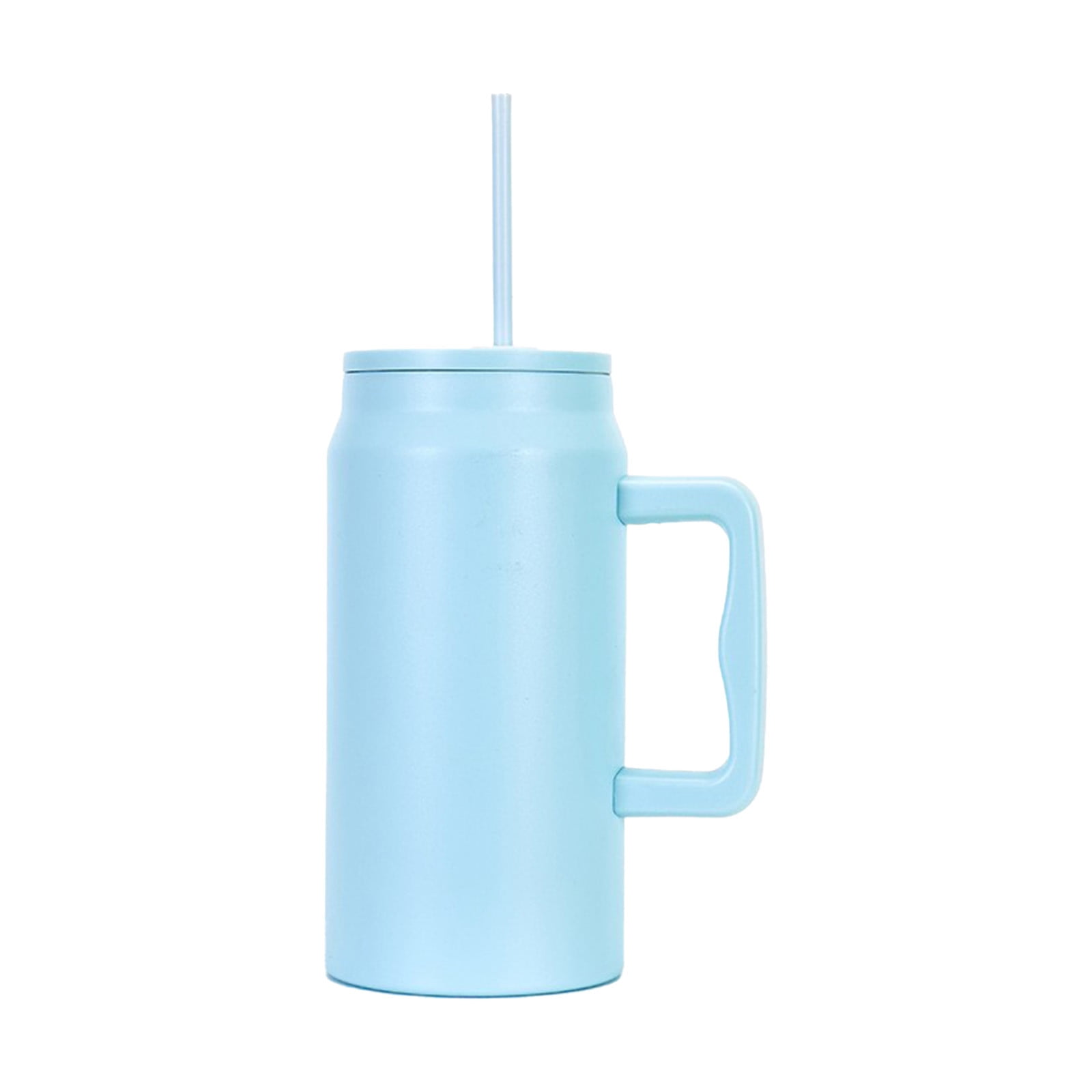 Water Bottle 50oz with Handle and Straw, Large Capacity Stainless Steel ...