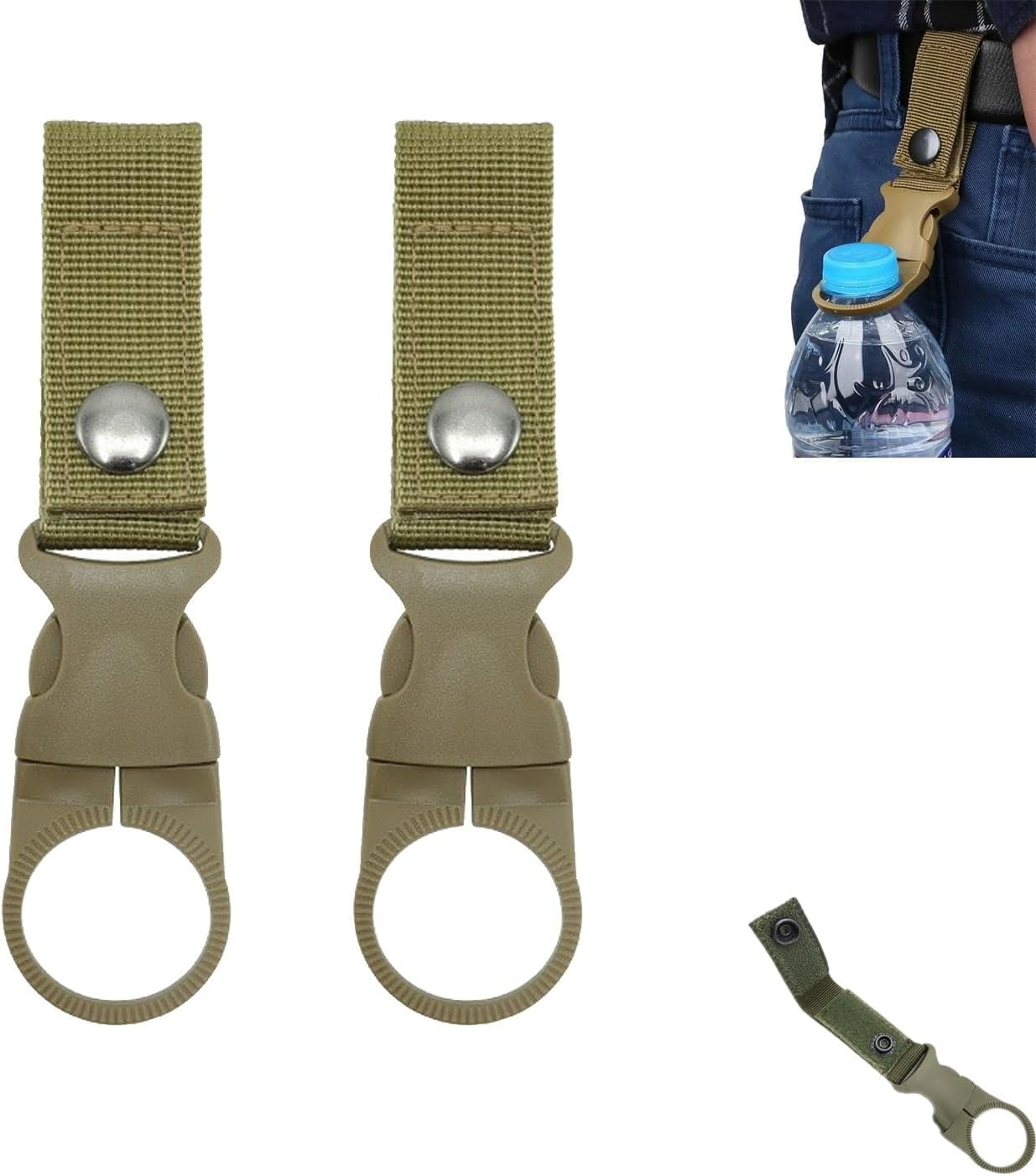 Water Bottle Belt Clip,Water Bottle Holder Clip for Backpack,Hanging ...