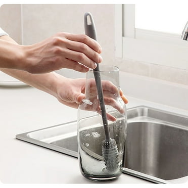 ABPWLY 2 Pcs Stainless Steel Straw Cleaner Brush Pipe Tube Cleaner ...