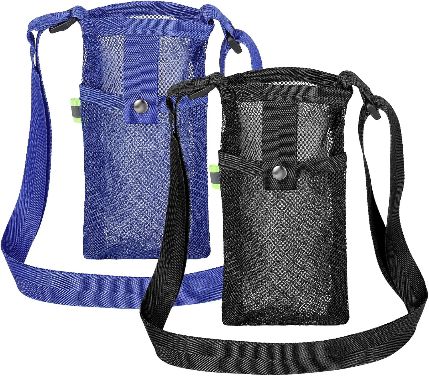 Water Bottle Carrier Bag - Mesh Water Bottle Pouch with Adjustable Strap - Walmart.com