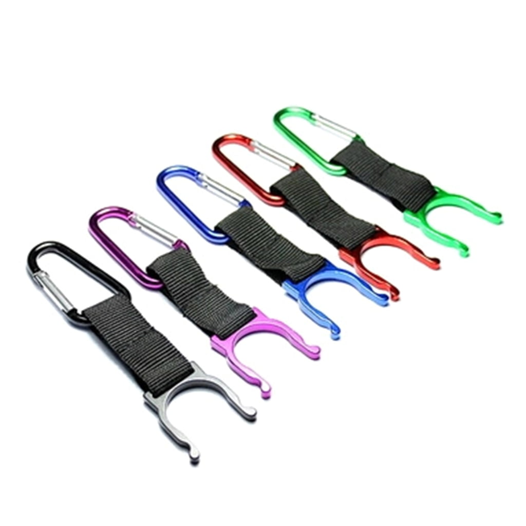 Water Bottle Clip, Water Bottles Holder Clip with Carabiner Spring Hook ...