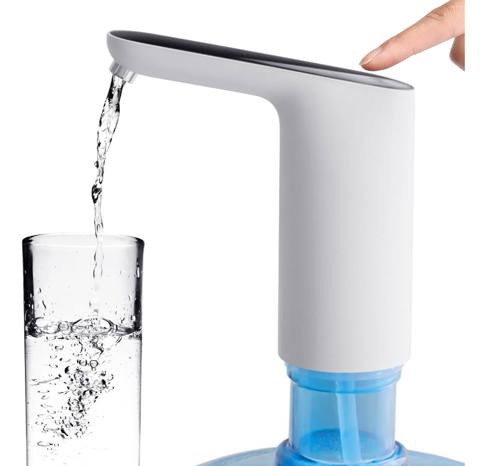 Water Bottle Dispenser Electric Rechargeable Portable USB Charging Pump ...