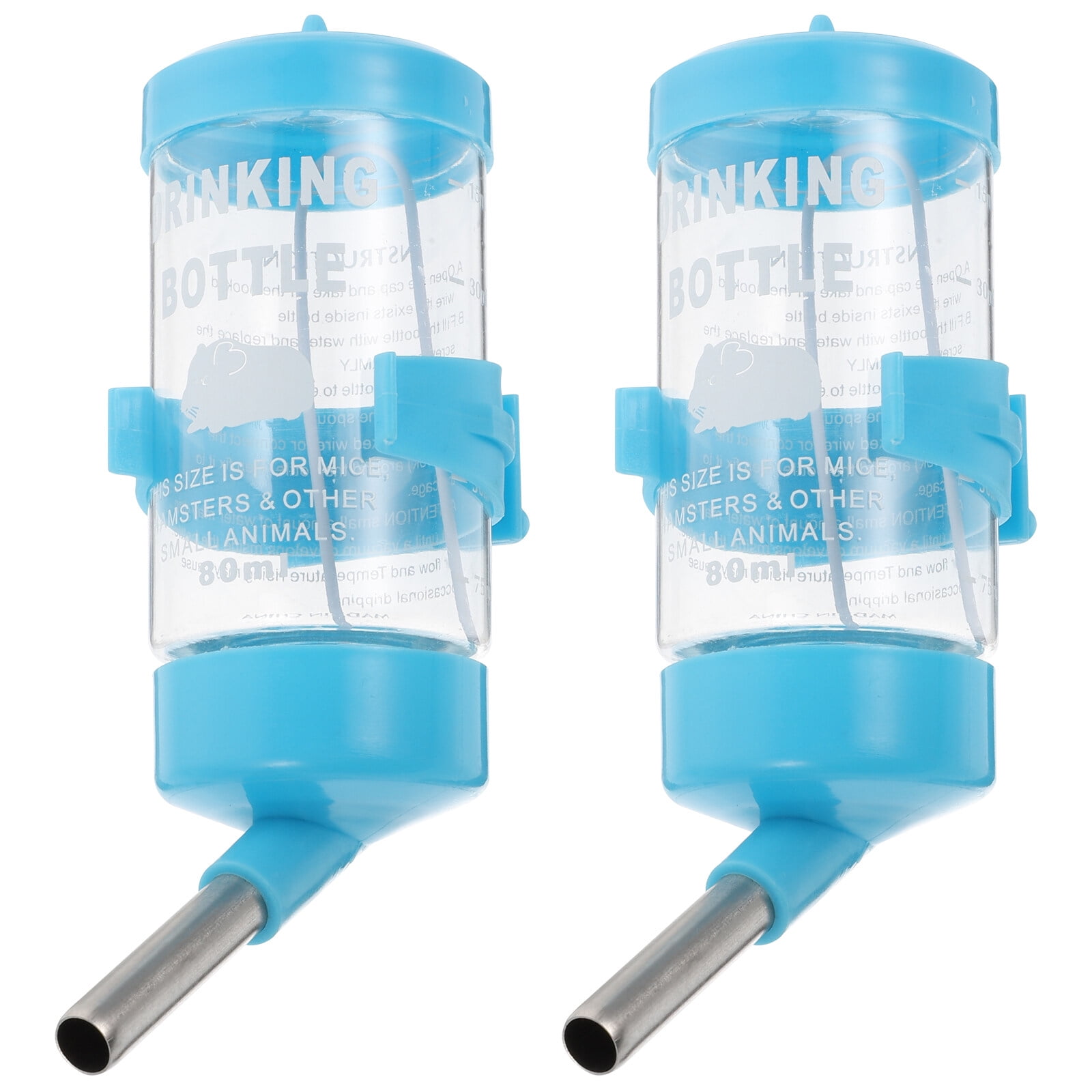 Water Bottle Drinking Feeder Small Animal Dispenser Hamster Rabbit Pet ...