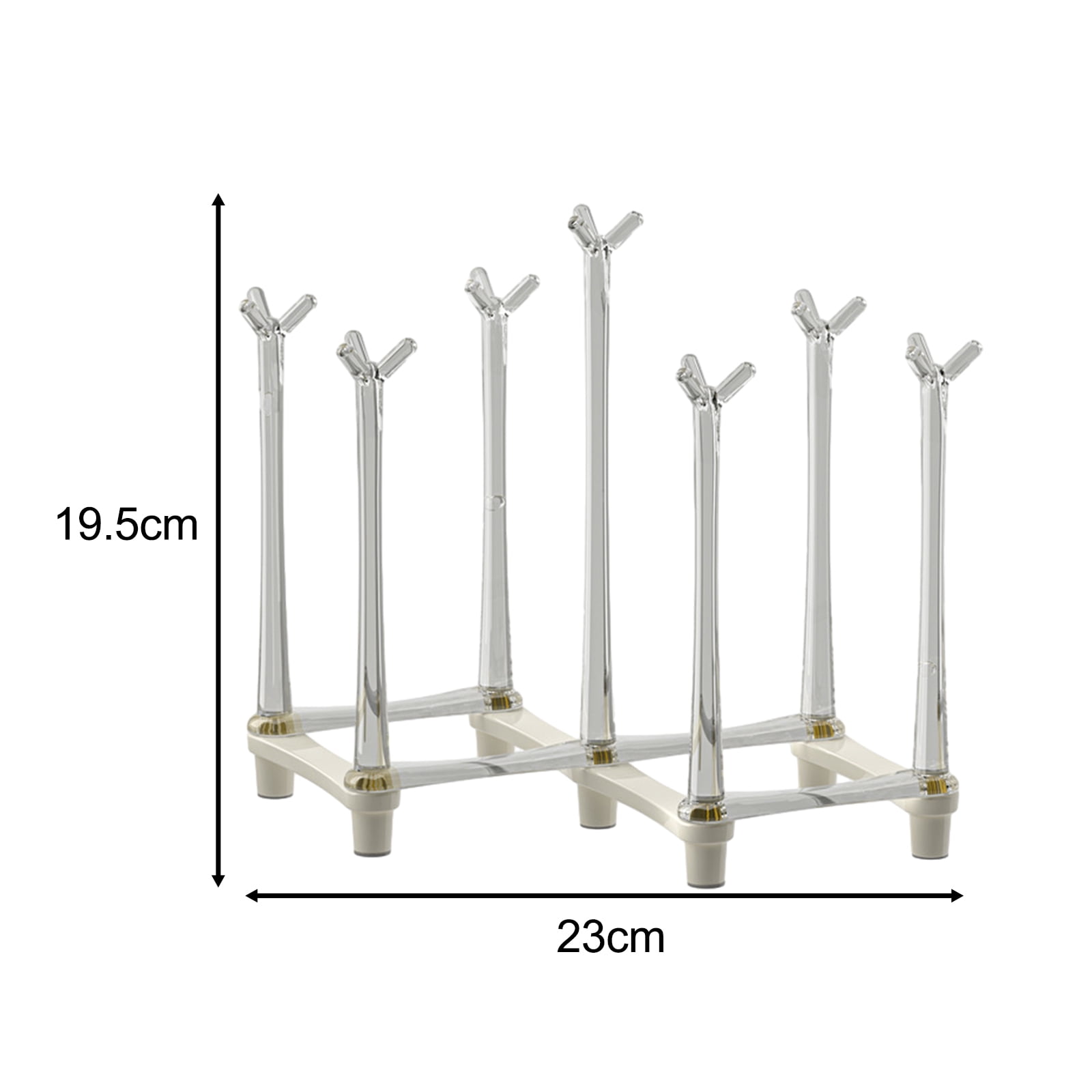 Water Bottle Drying Rack, Bottle Drainer Rack, Adjustable Spacing ...