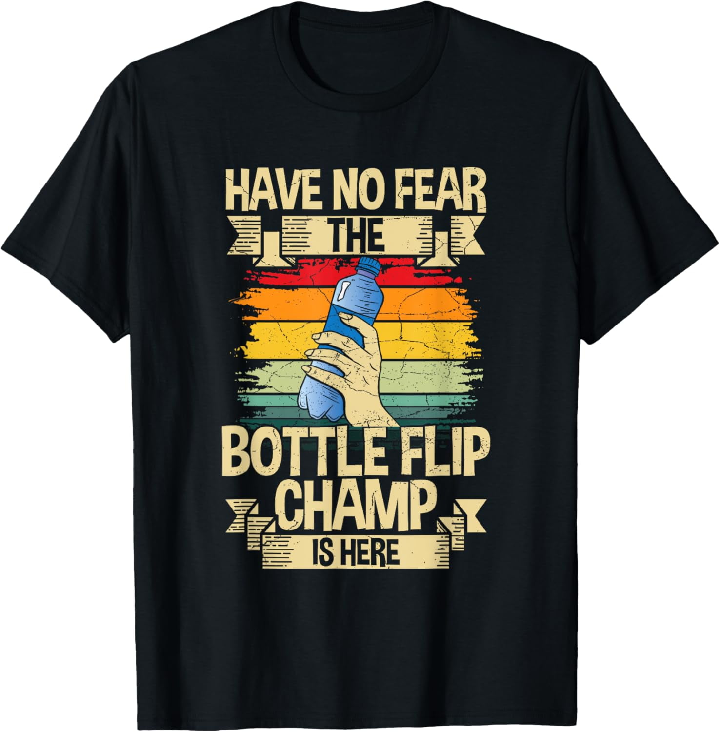 Water Bottle Flipping Design for a Bottle Flip Legend T-Shirt men and ...