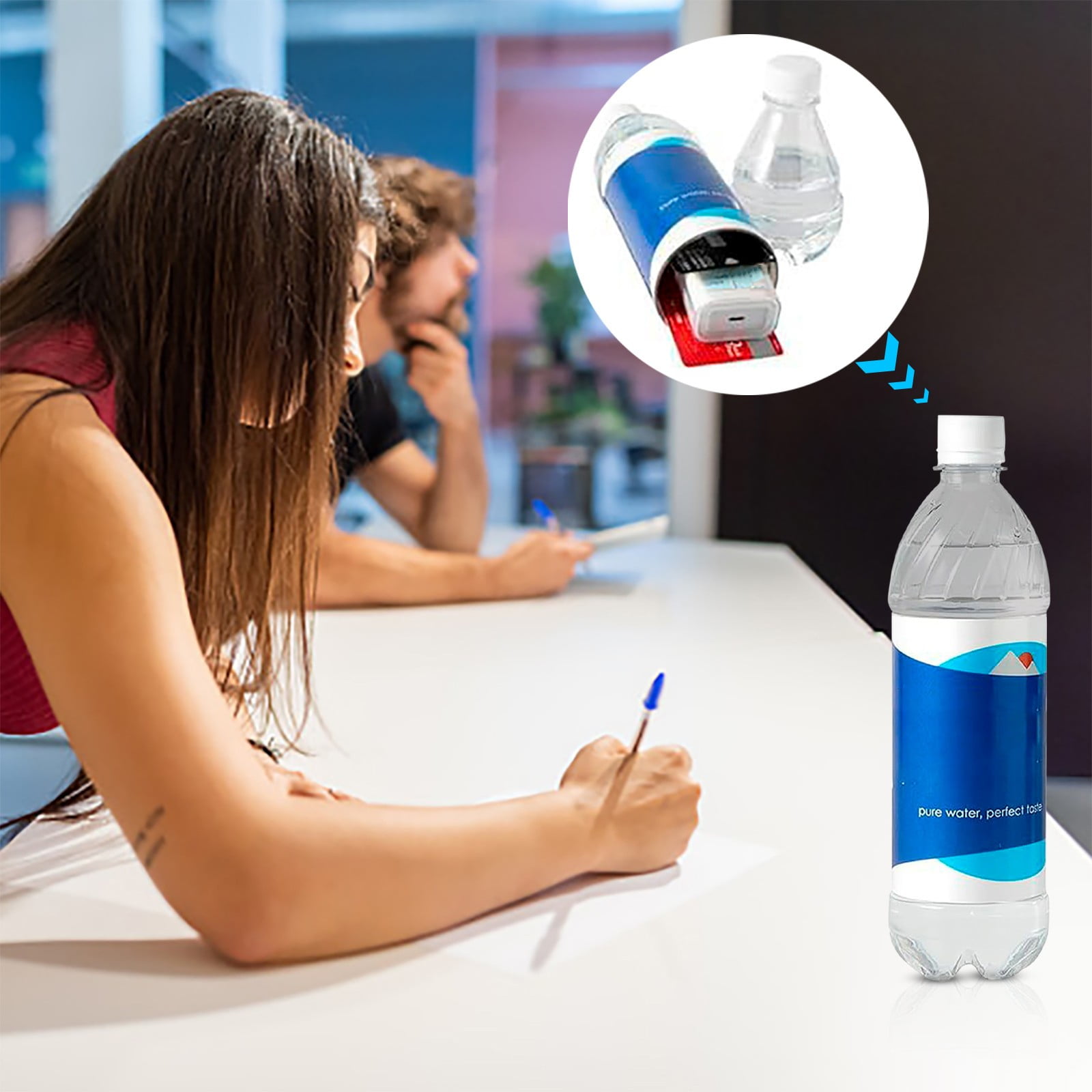 Water Bottle Hidden Safe for Valuables, with Different Compartments ...