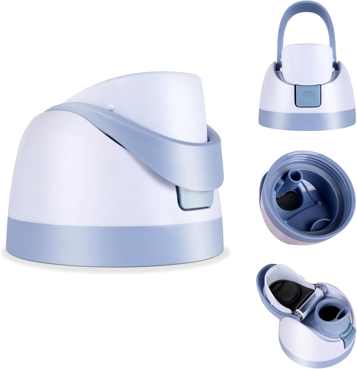 Water Bottle Lid, One Button Push-To-Open Water Bottle Lid, Lid ...