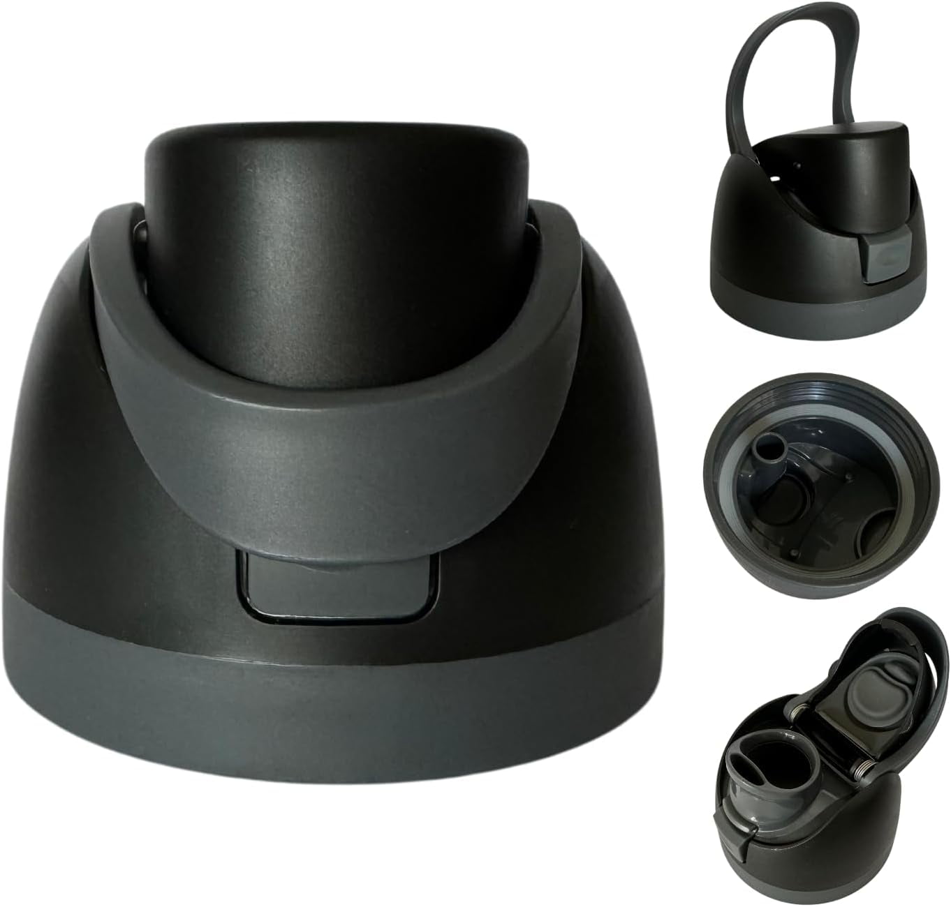 Water Bottle Lid, One Button Push-To-Open Water Bottle Lid, Lid ...