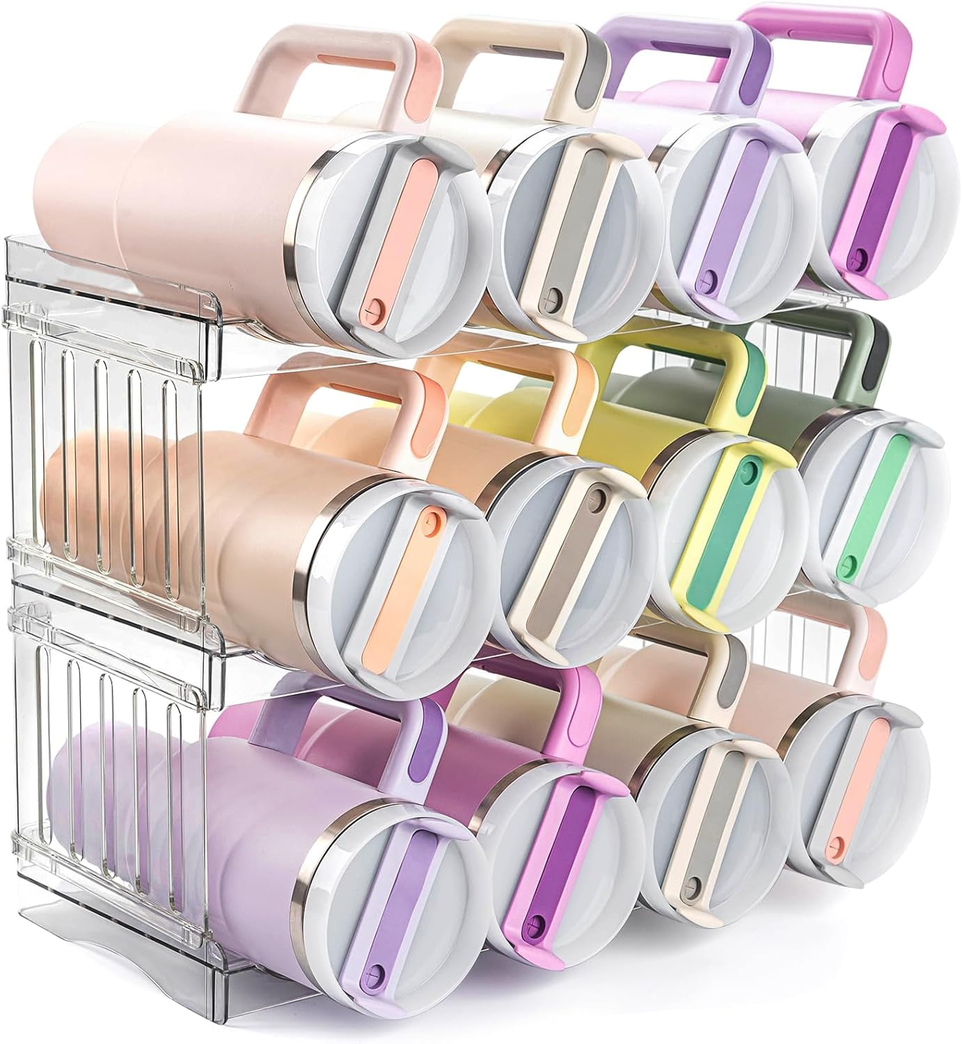 Water Bottle Organizer for 12 Stanley Cup, Kitchen Organizers and ...