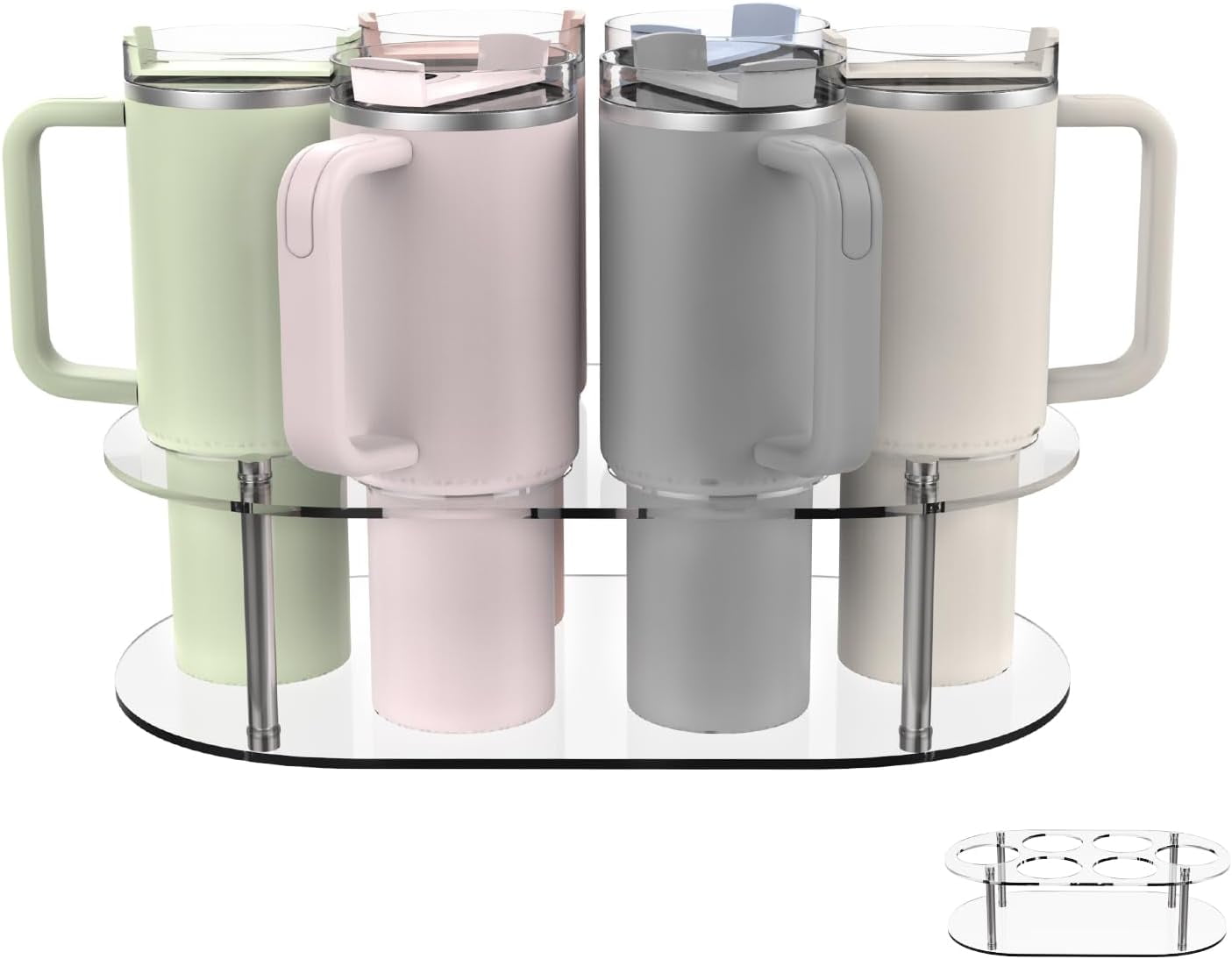 Water Bottle Organizer Holder for Stanley 40 oz Tumbler with Handle ...