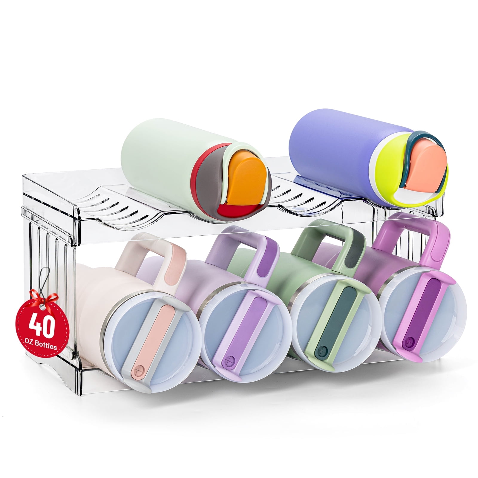 Water Bottle Organizer for Stanley Cup Accessories, Pantry Cabinet ...