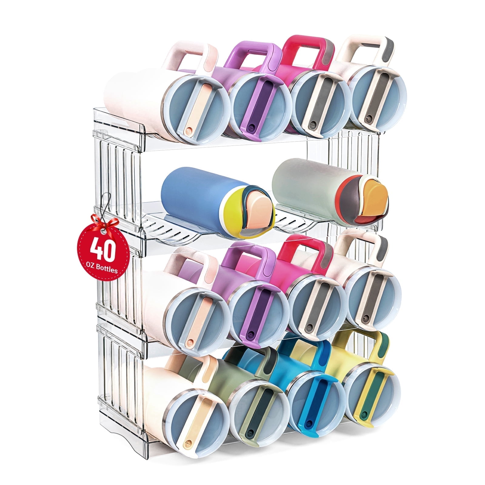 Water Bottle Organizer for Stanley Cup Accessories, Pantry Cabinet ...