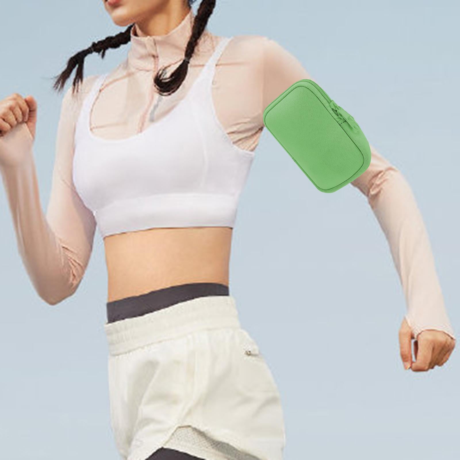 Water Bottle Pouch Neoprene Running Armband Zippered Handheld ...