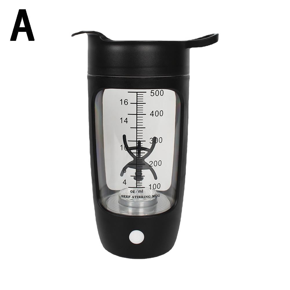 Water Bottle Powder Fitness Cup Electric Blender Protein Shaker Cup ...