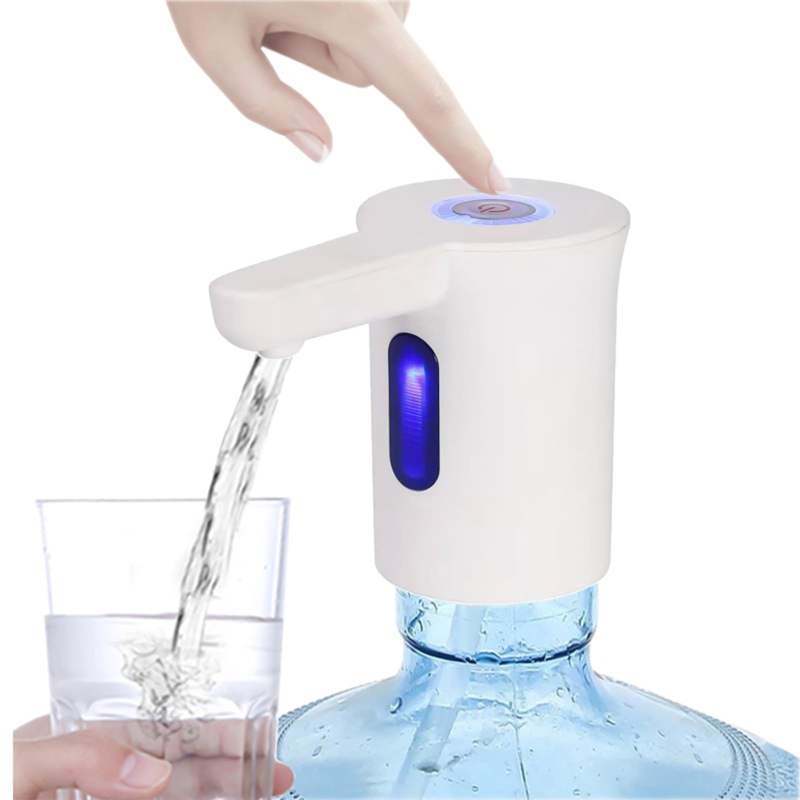 Mouliraty Water Bottle Pump USB Charging Drinking Water Dispenser For 5 ...